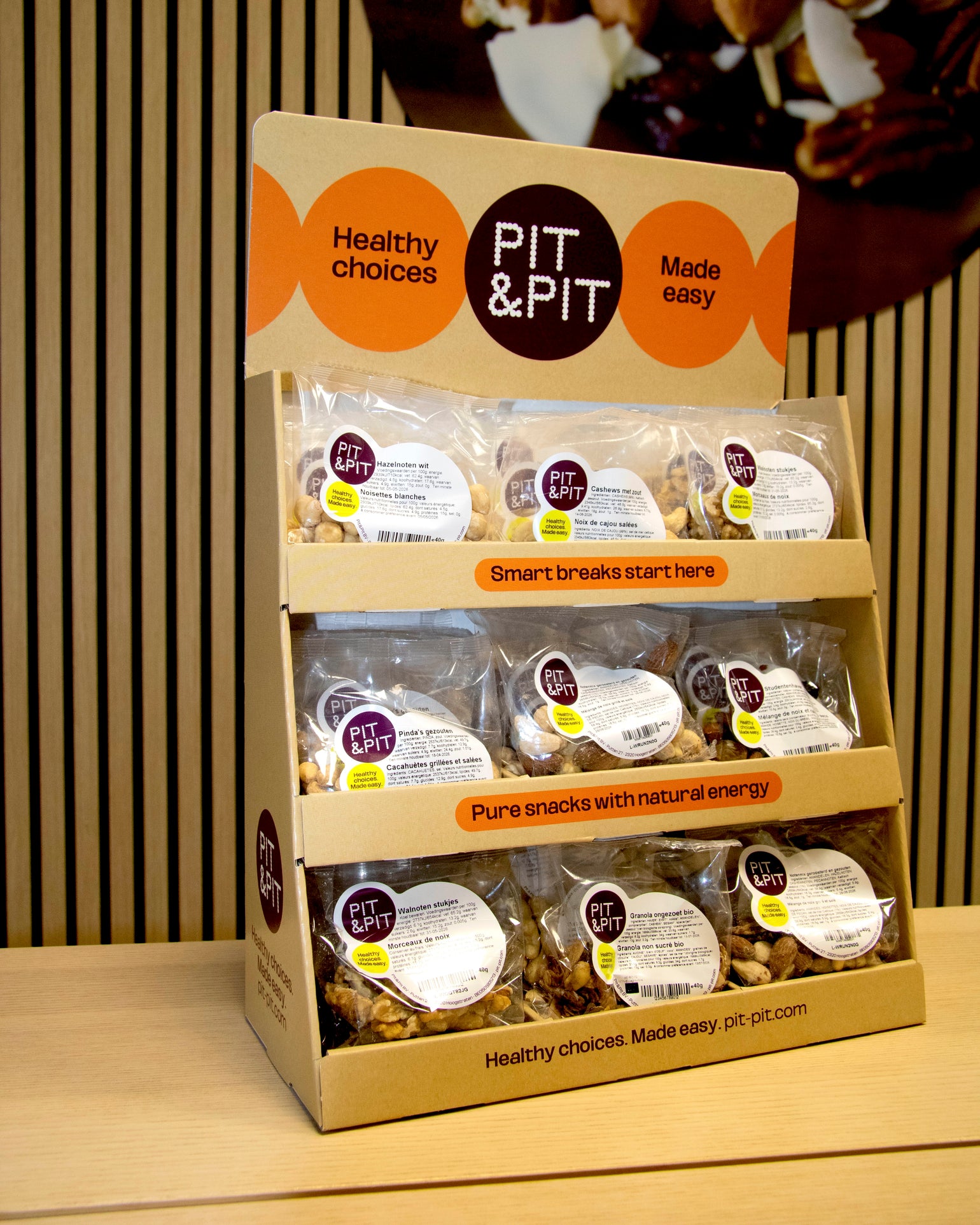 Gezonde snacks op kantoor - Zonder contract – Pit&Pit B2B